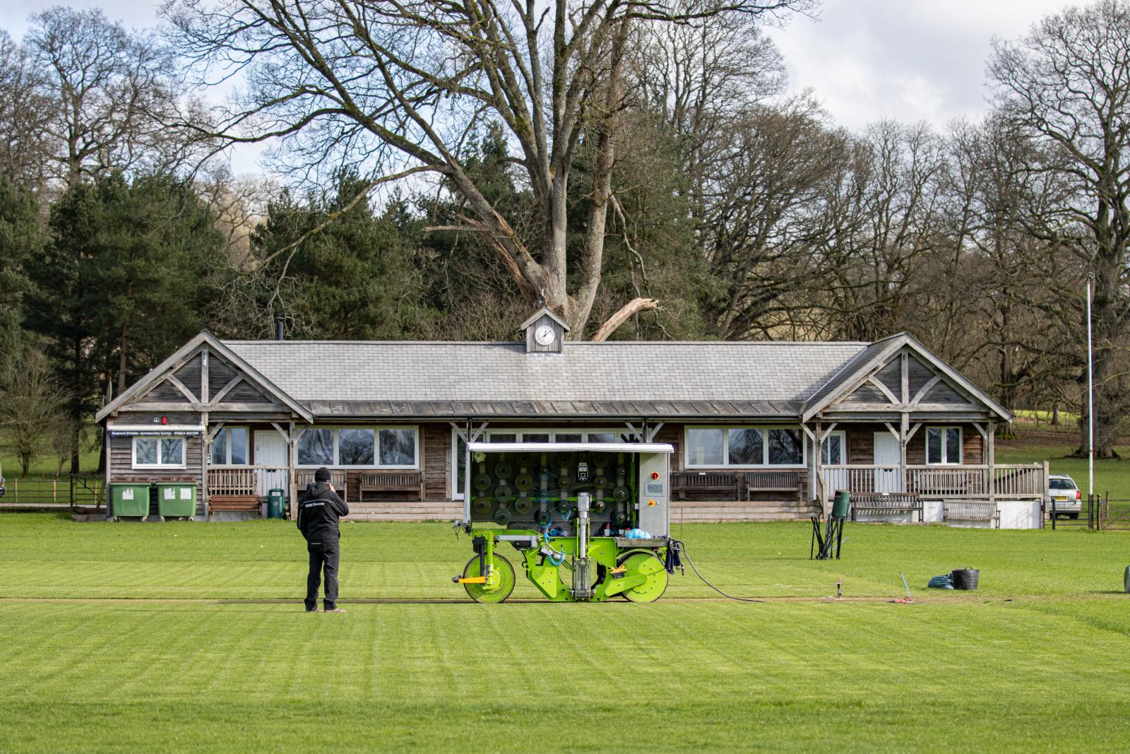 Heathcoat CC Install First Hybrid Cricket Pitch in Devon - Devon Cricket
